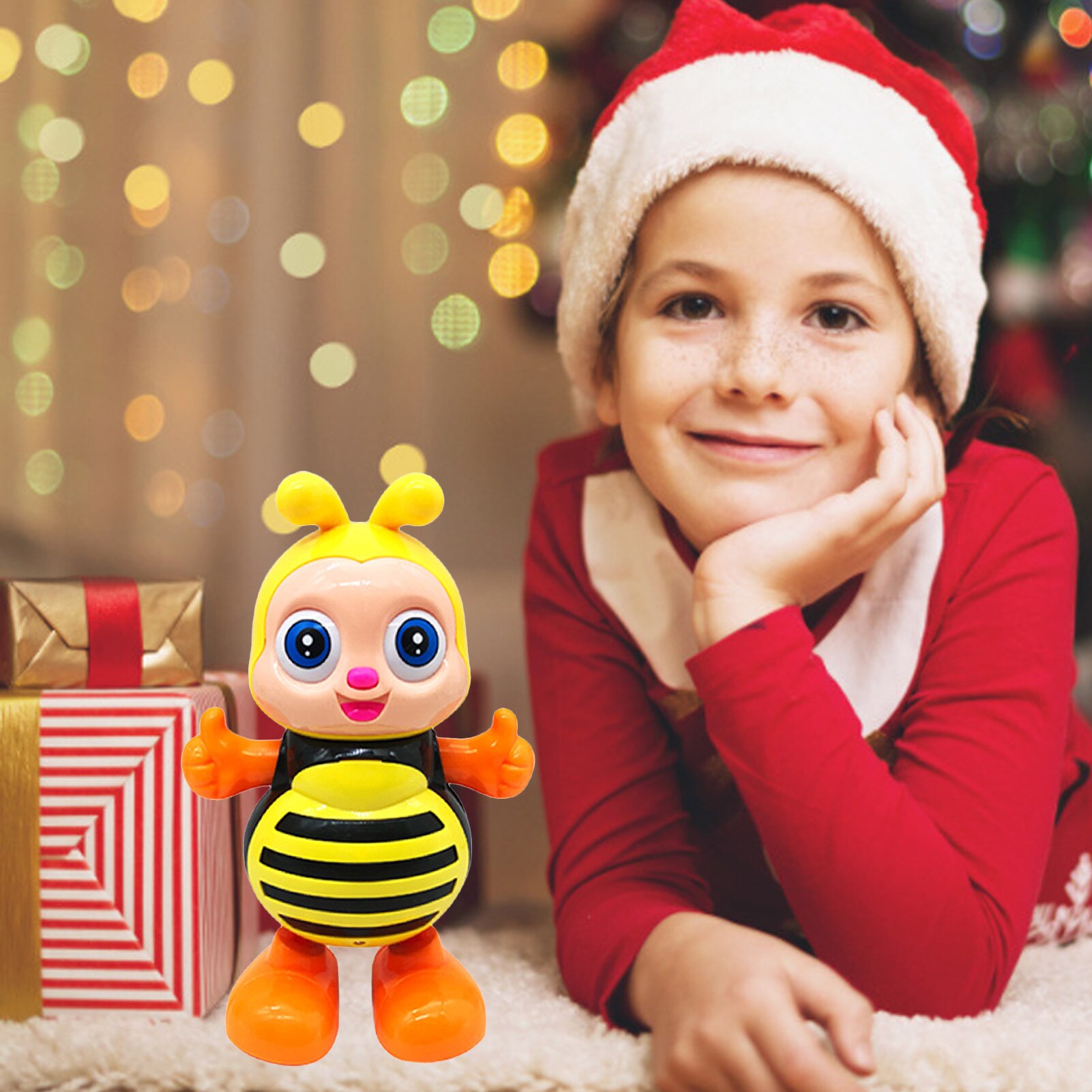 Electric Bungee Dancing Bee Light Music Children's... – Grandado