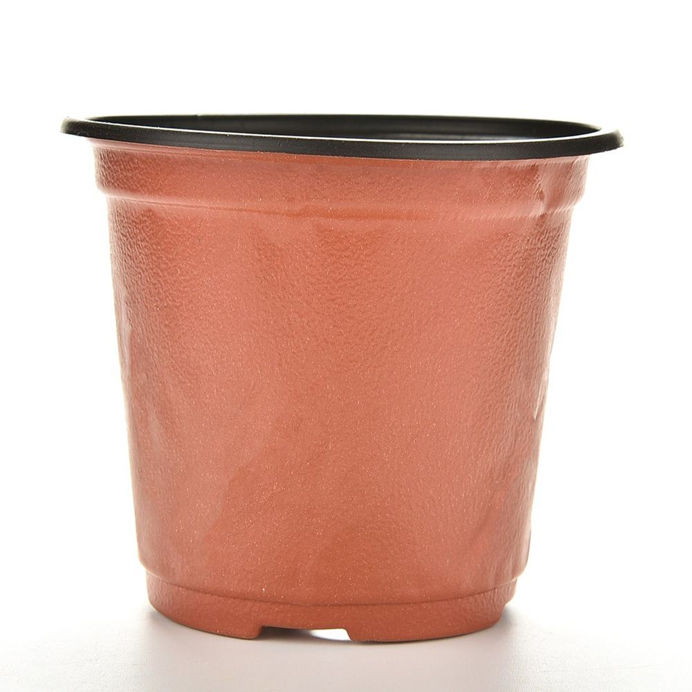 10 pcs Mini Plastic Round Flower Pot Terracotta Nu... – Grandado