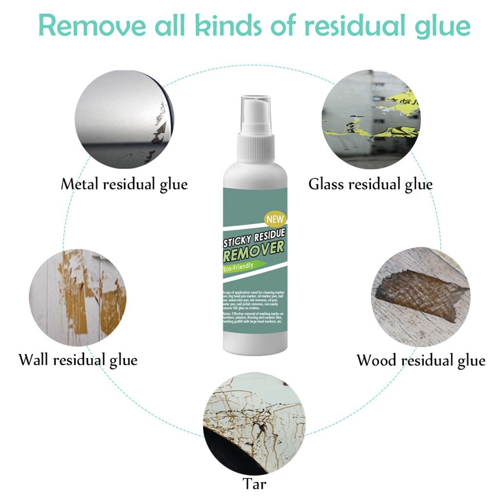 Sticky Residue Remover 200ml Auto Spray Wall Stick... – Vicedeal