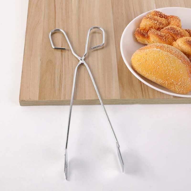1Pc Barbecue Carbon Clip Long Handle Tongs Stainle... – Grandado