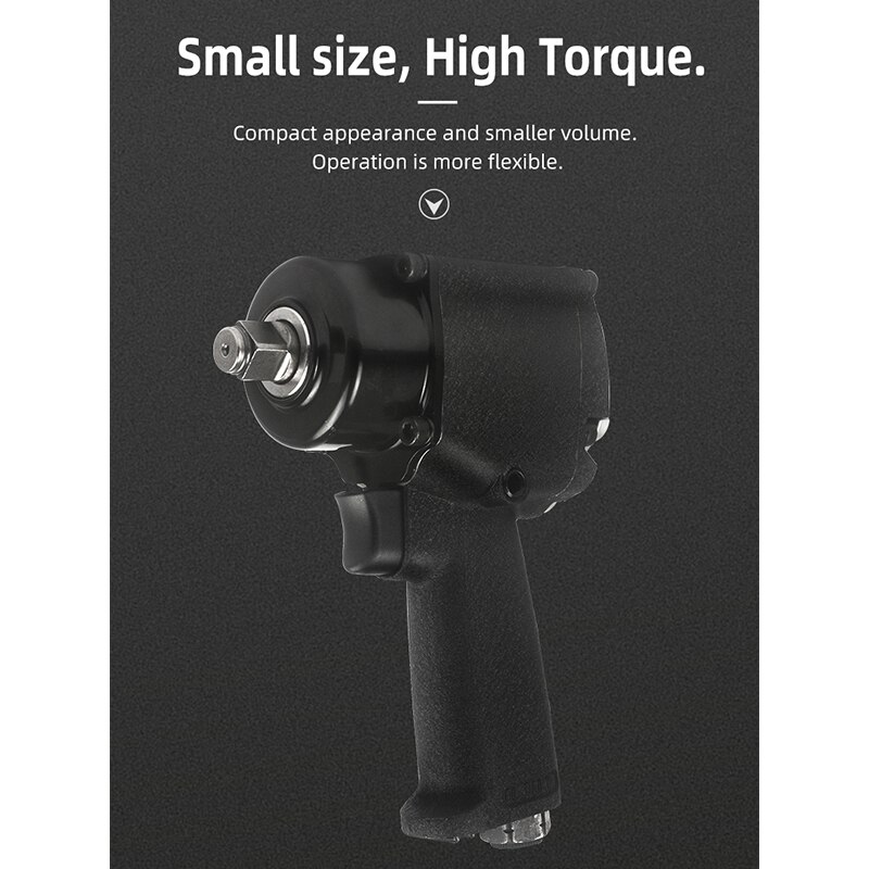 Air Pneumatic Wrench 1/2 Inch 610N.M Mini Torque T... – Grandado