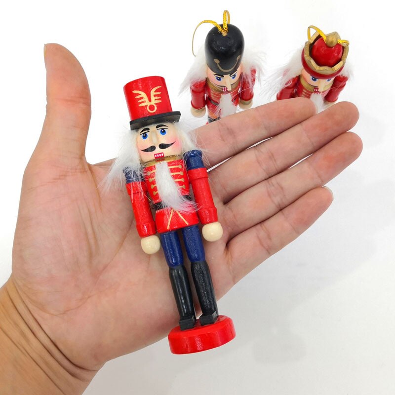 6 Stuks Houten Notenkraker Pop Soldaat Miniatuur B... – Grandado