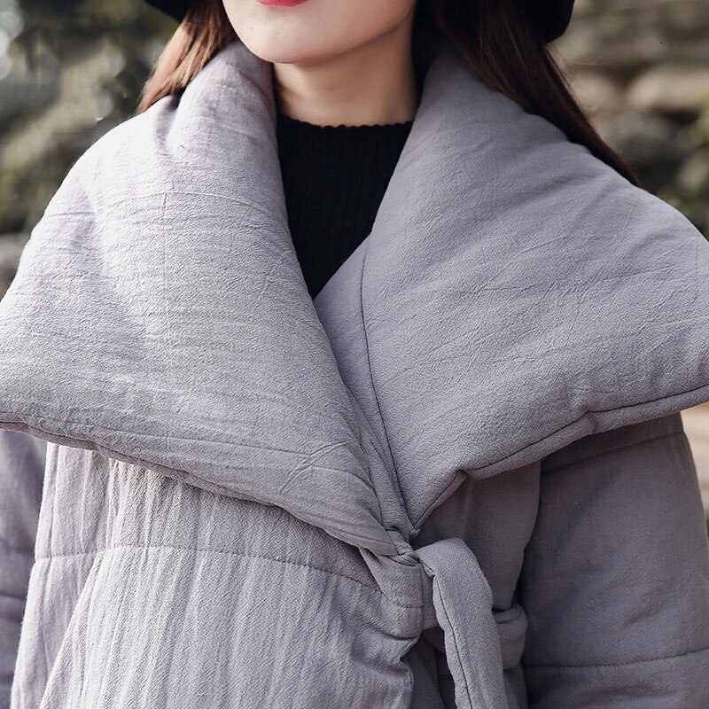 NINI WONDERLAND Winter Thicken Warm Parka Coats Wo... – Grandado