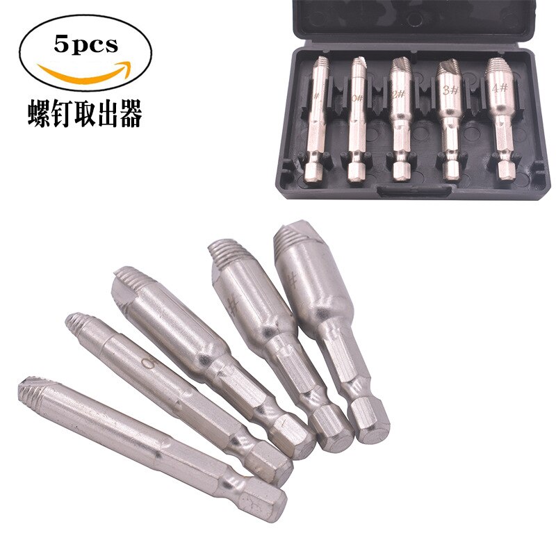 5 Stuks Bolt Extractor Hoge Snelheid Staal Single-... – Grandado