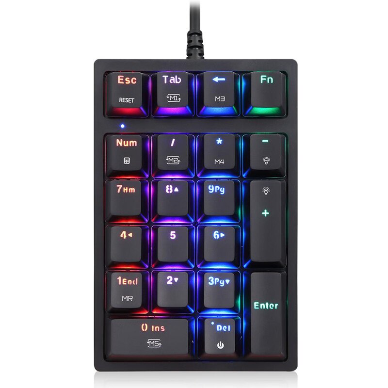 MOTOSPEED K24 USB Wired Mechanical Numeric Keypad ... – Grandado