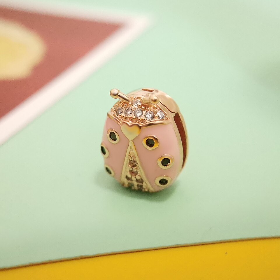 Real 925 Sterling Sparkling CZ Silver Beads Charms... – Grandado