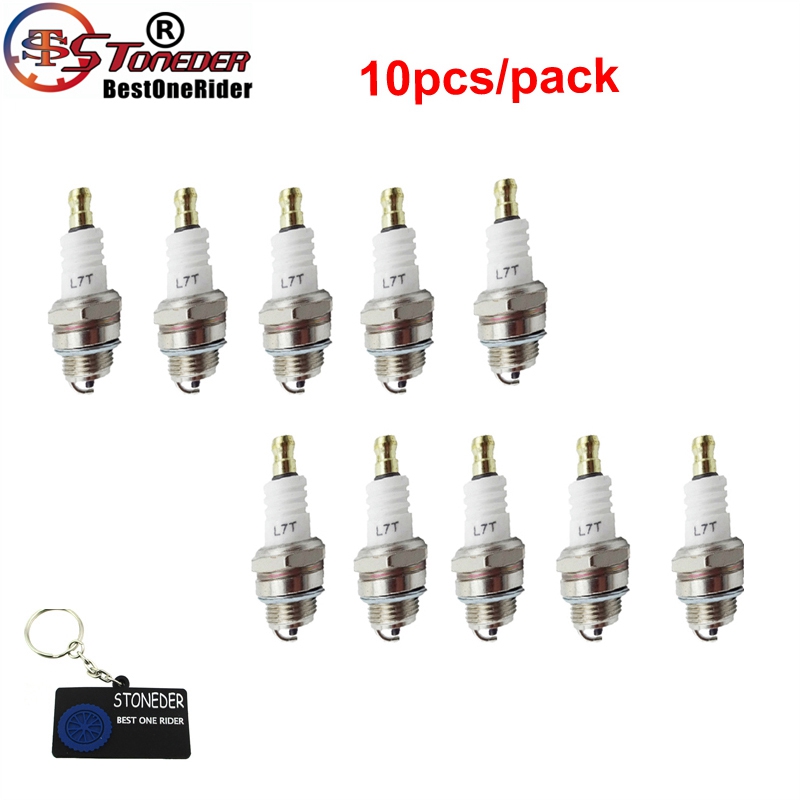 Stoneder 10 st l7t tändstift för 2- takt 47cc 49c... – Grandado