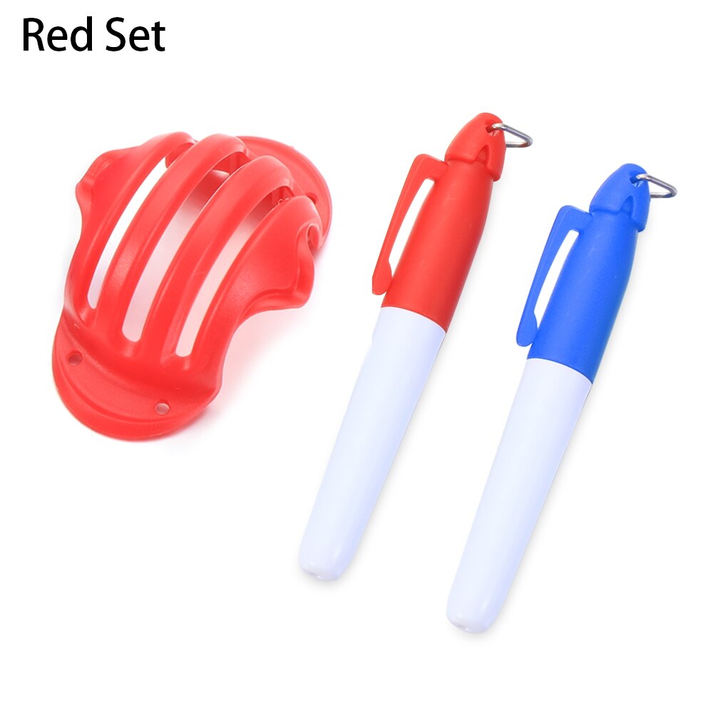 1 Set Golfbal Triple Track 3 Lijn Marker Chrome St... – Grandado