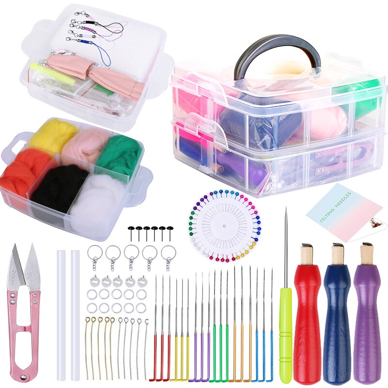 LMDZ 117 Pieces Needle Felting Kit, Needle Felting... – Grandado