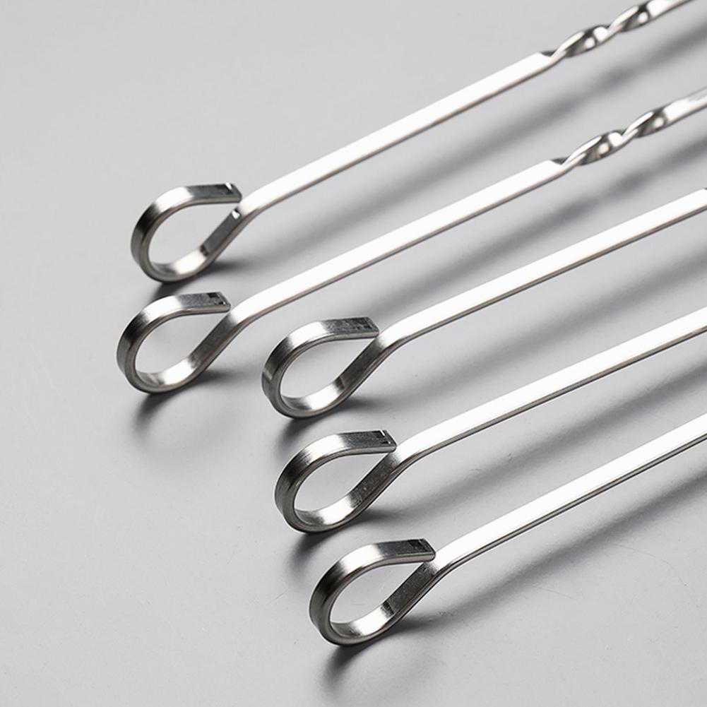 Stainless Steel Skewers Metal BBQ Skewer Set For M... – Vicedeal