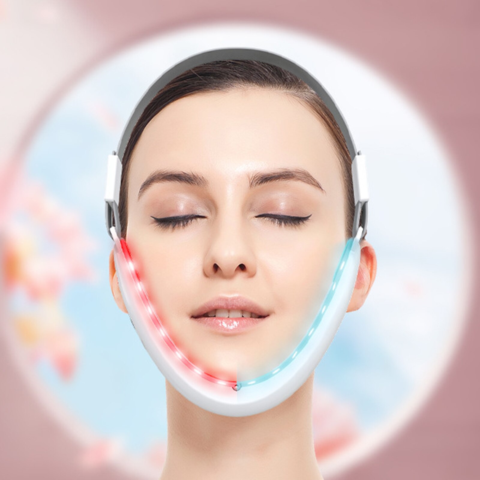 V Face Shaping Massager Lifting Belt Strap Double ... – Grandado