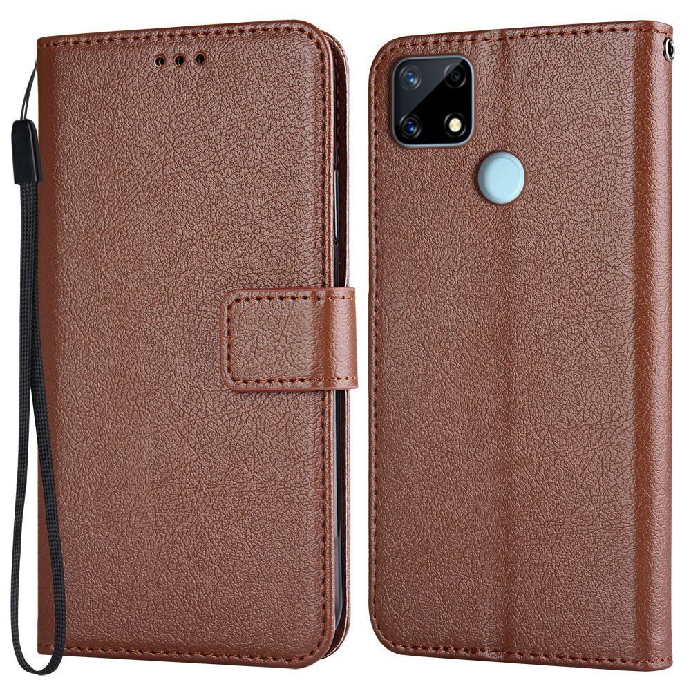 Flip Wallet PU Leather Case For Realme C12 C 12 RM... – Vicedeal