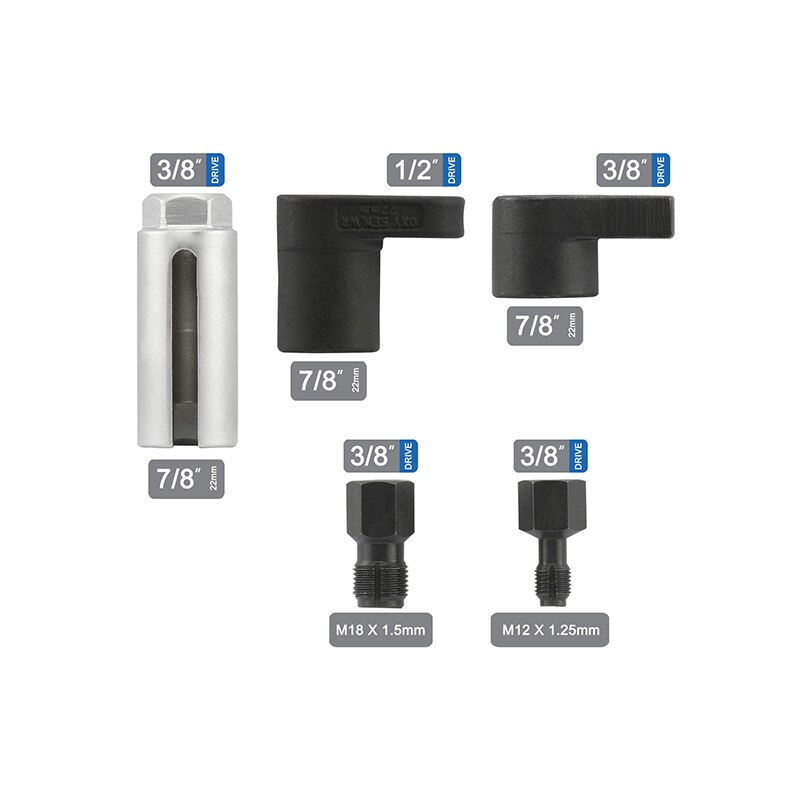 5 PC 1/2" 22mm Oxygen Lambda Sensor Remove Socket ... – Vicedeal