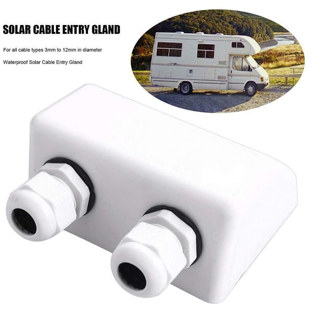 Roof Solar Waterproof Junction Box Panel Wire Doub... – Grandado