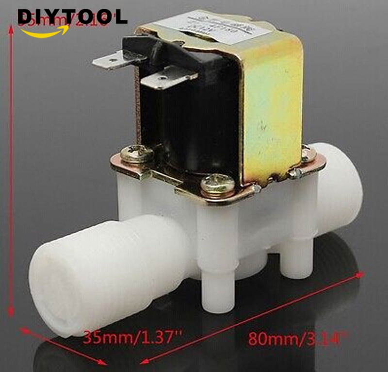 1/2" Plastic solenoid valve 12V 24V 220V,water val... – Vicedeal