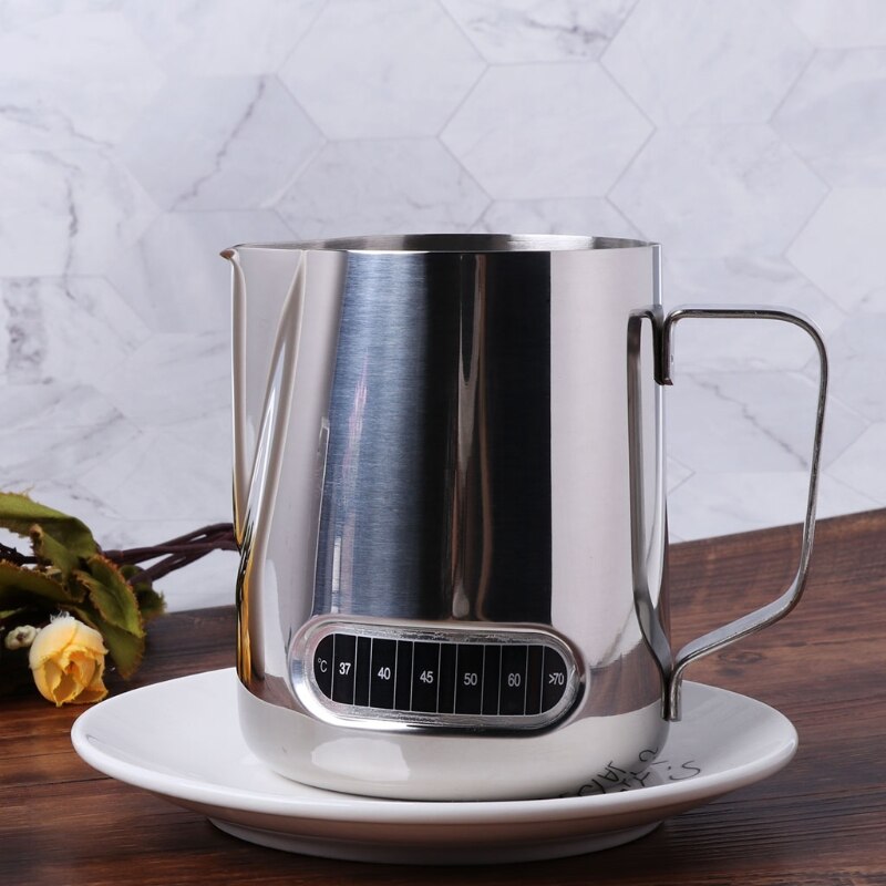 Stainless Steel Milk Frothing Jug Barista Coffee P... – Grandado
