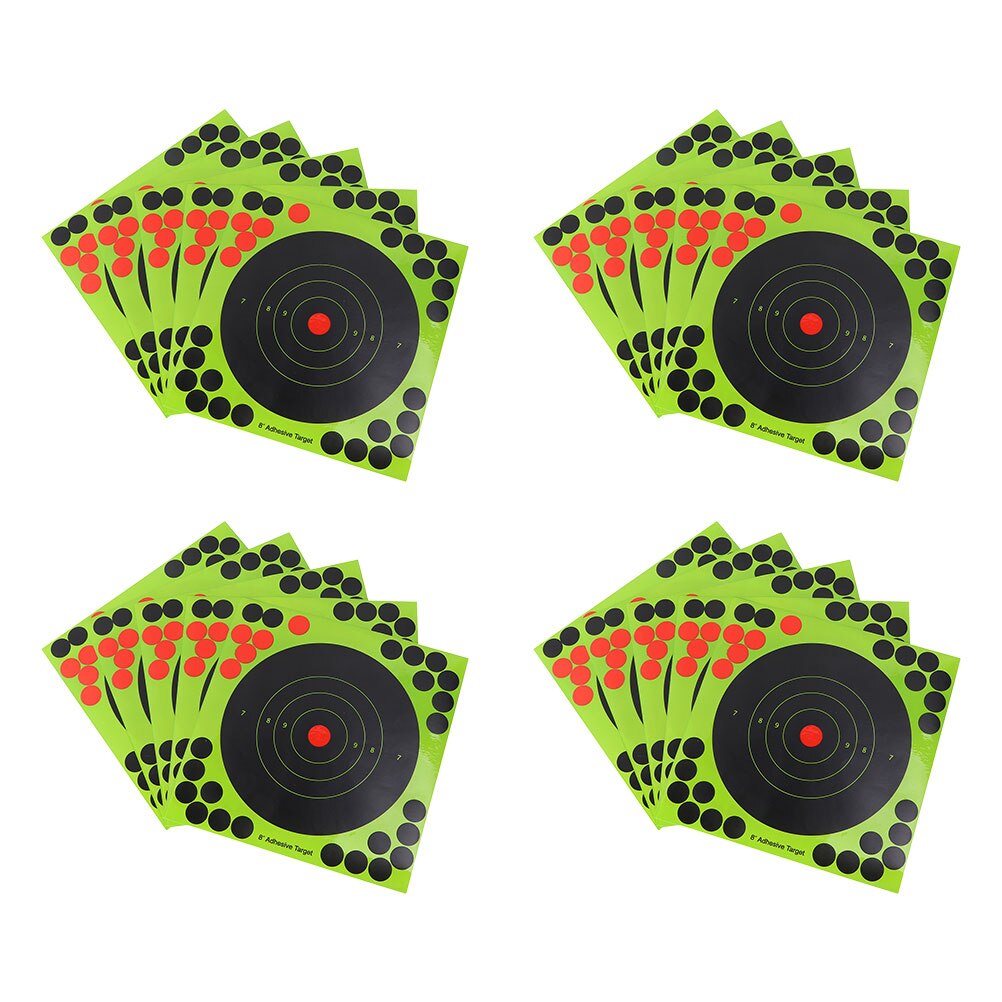 40 Sheets of Shooting Targets Adhesive Dart Target... – Grandado