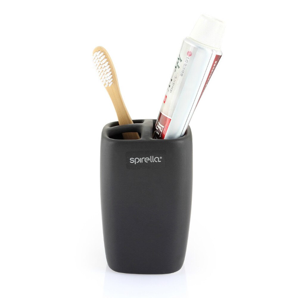 Ceramic matte couple wash storage put toothbrush t... – Vicedeal