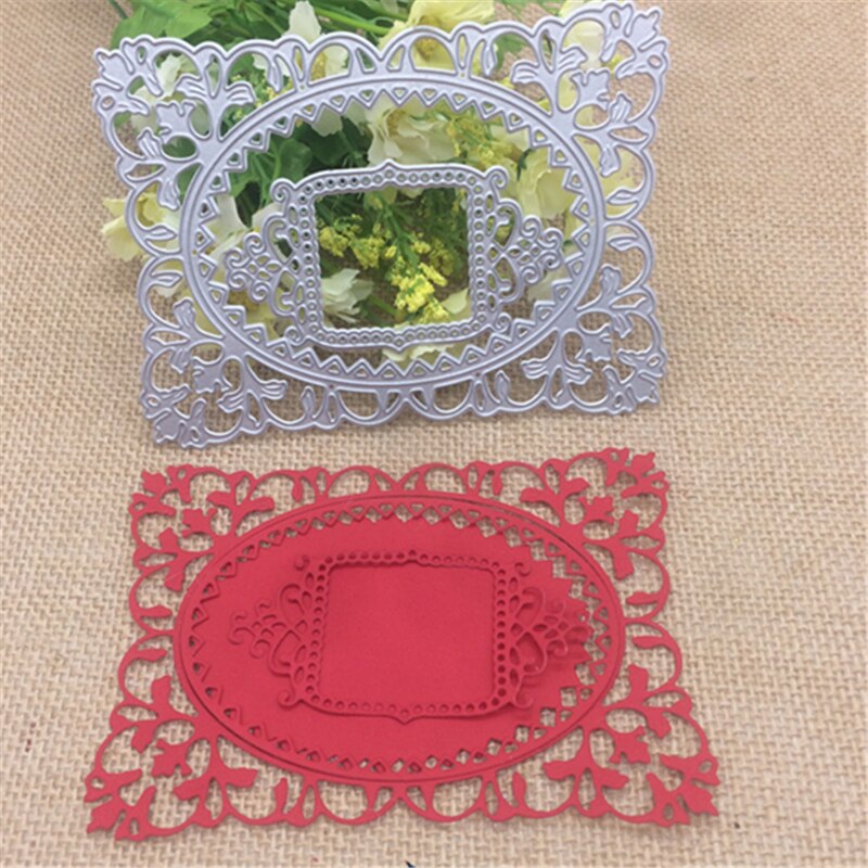 Hollow Frame Flower Border Metal Cutting Dies Sten... – Grandado