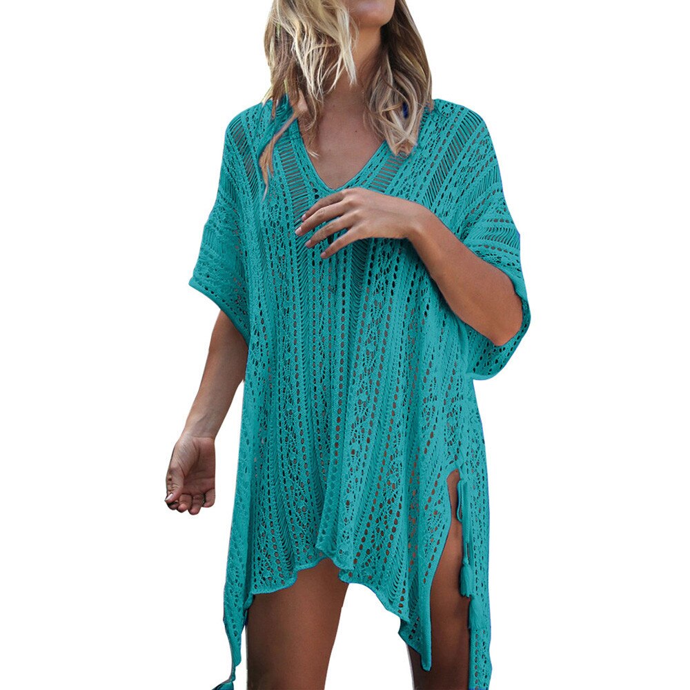 Women Bathing Beach Cover Up Dress Bikini Swimsuit... – Vicedeal