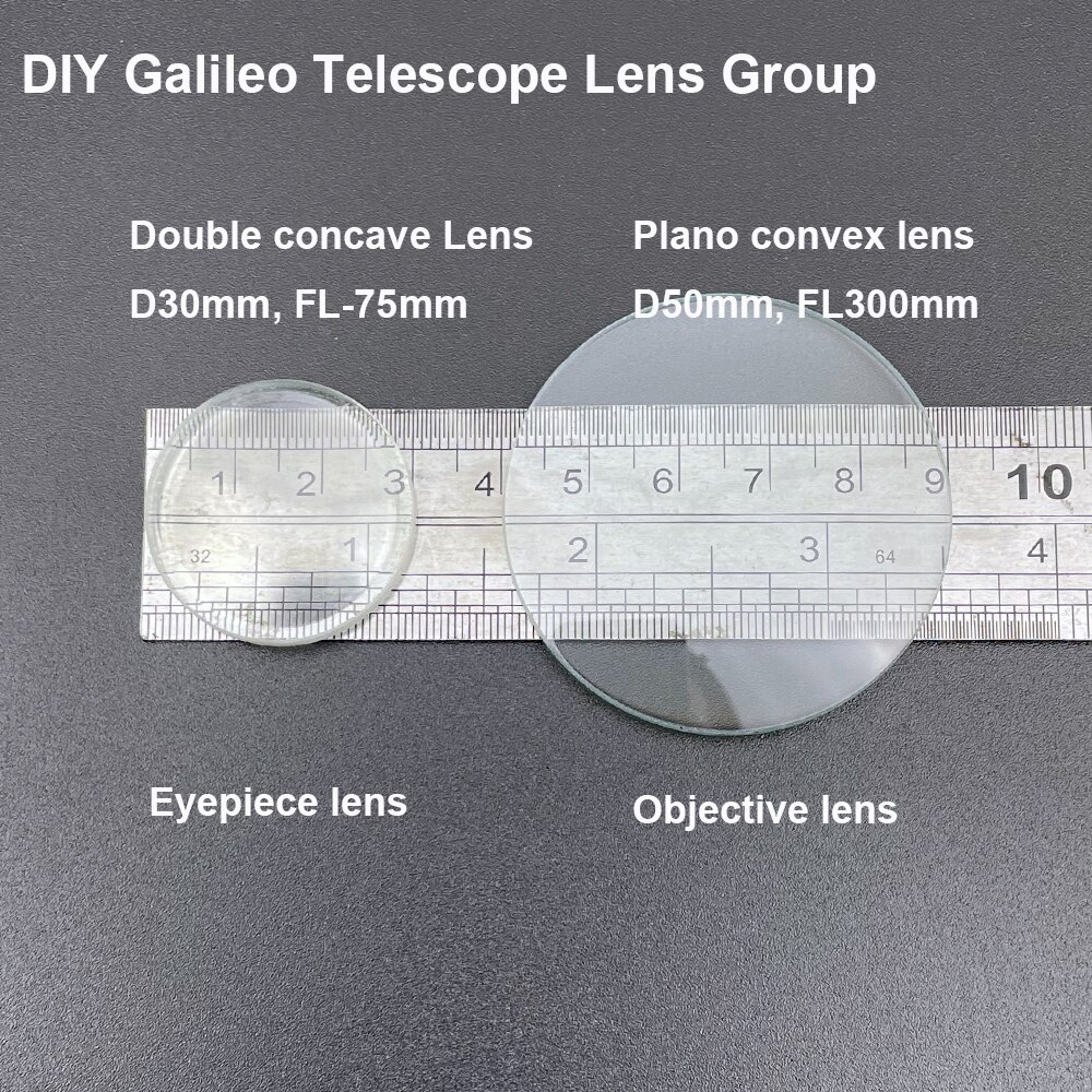 DIY Galileo Telescope Lens Group 30mm Diameter -75... – Grandado