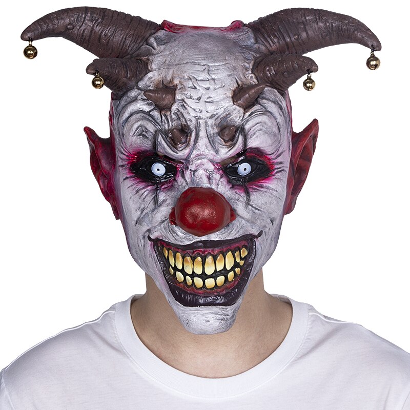 Halloween Scary Masks Clown Latex Mask Bells Clown... – Vicedeal
