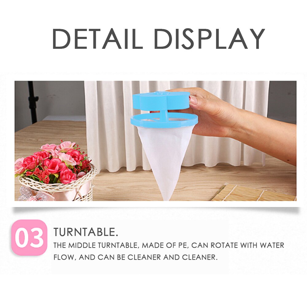 Mesh Filter Bag Laundry Ball Flower Shape Floating... – Vicedeal