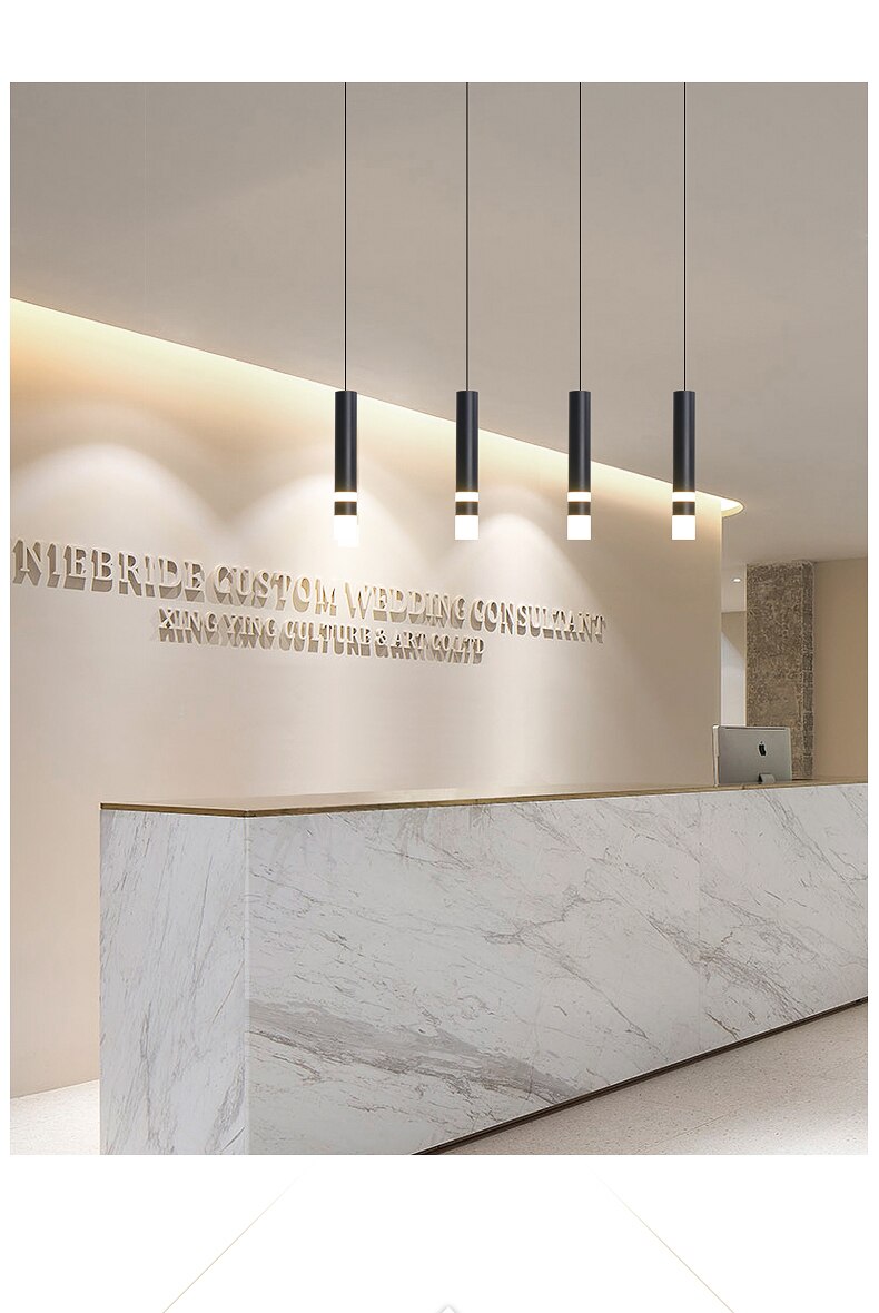 Modern Pendant Lamp Minimalist Art LED Nordic hang... – Grandado