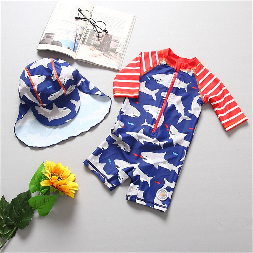 Rash Guard Swimsuit One-piece Children's Swimwear ... – Vicedeal