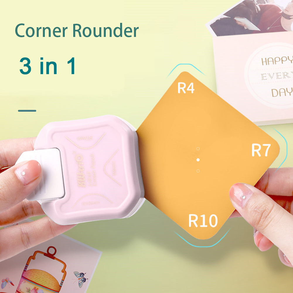 3 In 1 4-10Mm Corner Rounder Punch Corner Cutter V... – Vicedeal