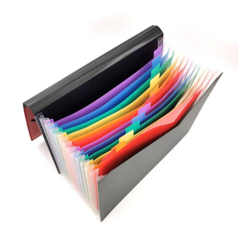 office Rainbow 13 Pockets folder Expanding File A4... – Vicedeal
