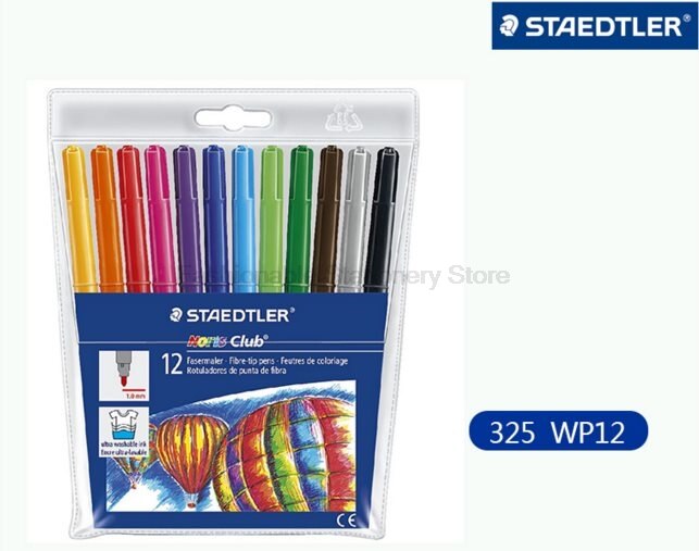 STAEDTLER 325 WP12 12 color Water-soluble Art Mark... – Grandado
