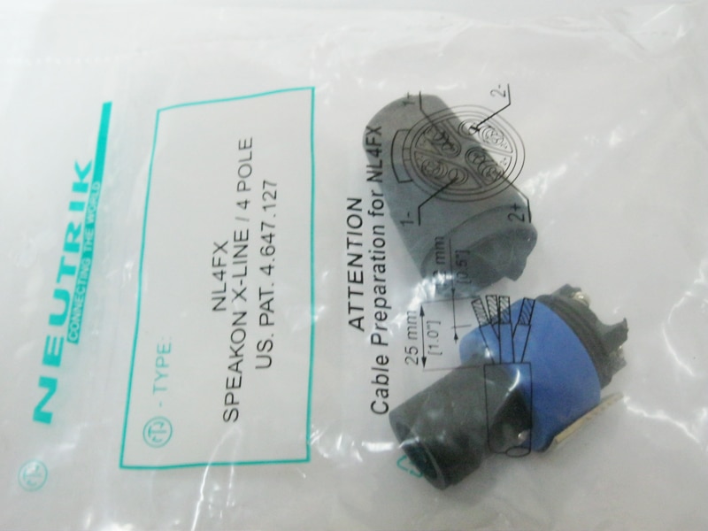 10 Pcs. nieuw type NL4FX Speakon Neutrik-type Orig... – Vicedeal
