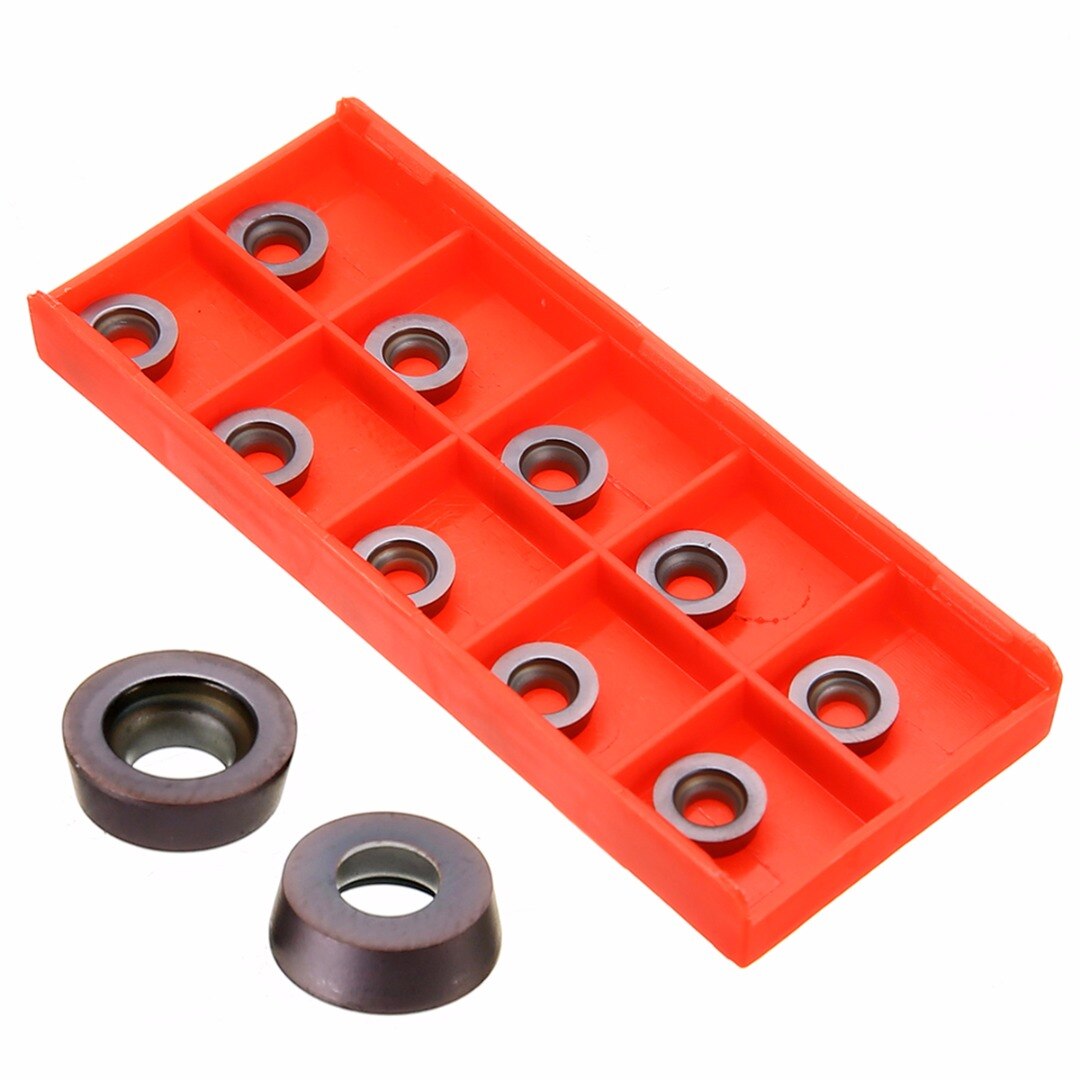 10Pcs/set RPMT1003MO VP15TF Carbide Blades Round I... – Grandado