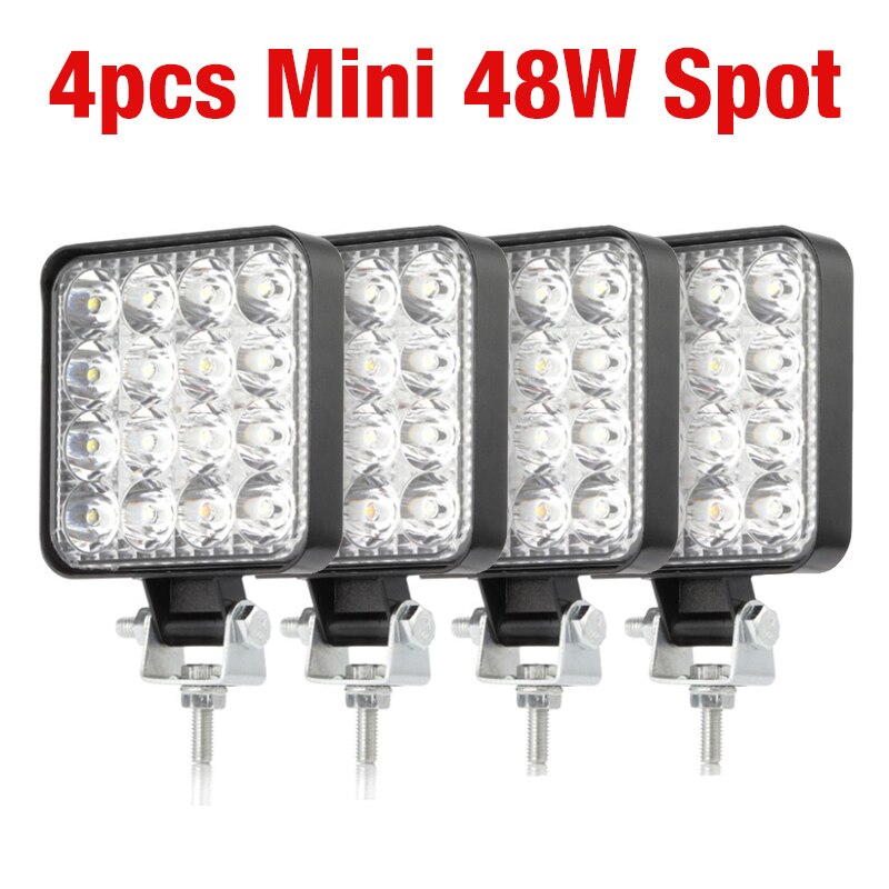 Licht Bar 48 W Led Bar 16 Barra Led Auto Licht Voo... – Grandado