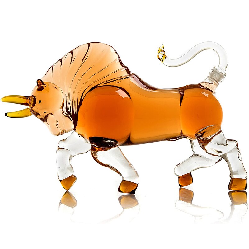 Cow shaped animal home whiskey decanter For Bourbo... – Grandado