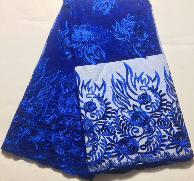 Latest lilac African Laces Fabrics Embroidered Afr... – Vicedeal