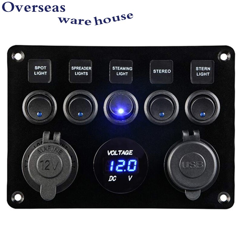 12/24V Boot Rocker Switch Panel Voor Rv Marine Aut... – Vicedeal