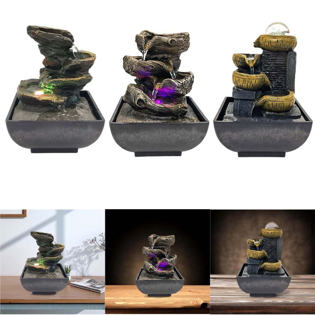 3 Tiered Waterfall Zen Meditation Fountain US 110 ... – Vicedeal