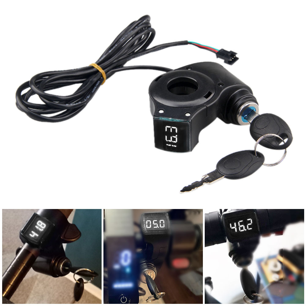 Electric Bicycle Thumb Throttle Voltmeter Digital ... – Grandado