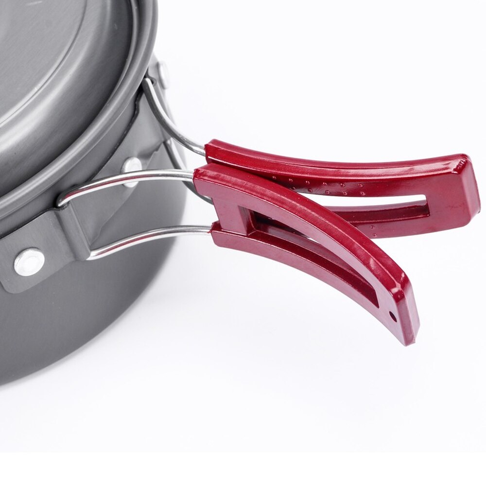 Aluminum Alloy Camping Cooking Pot Cookware with C... – Grandado
