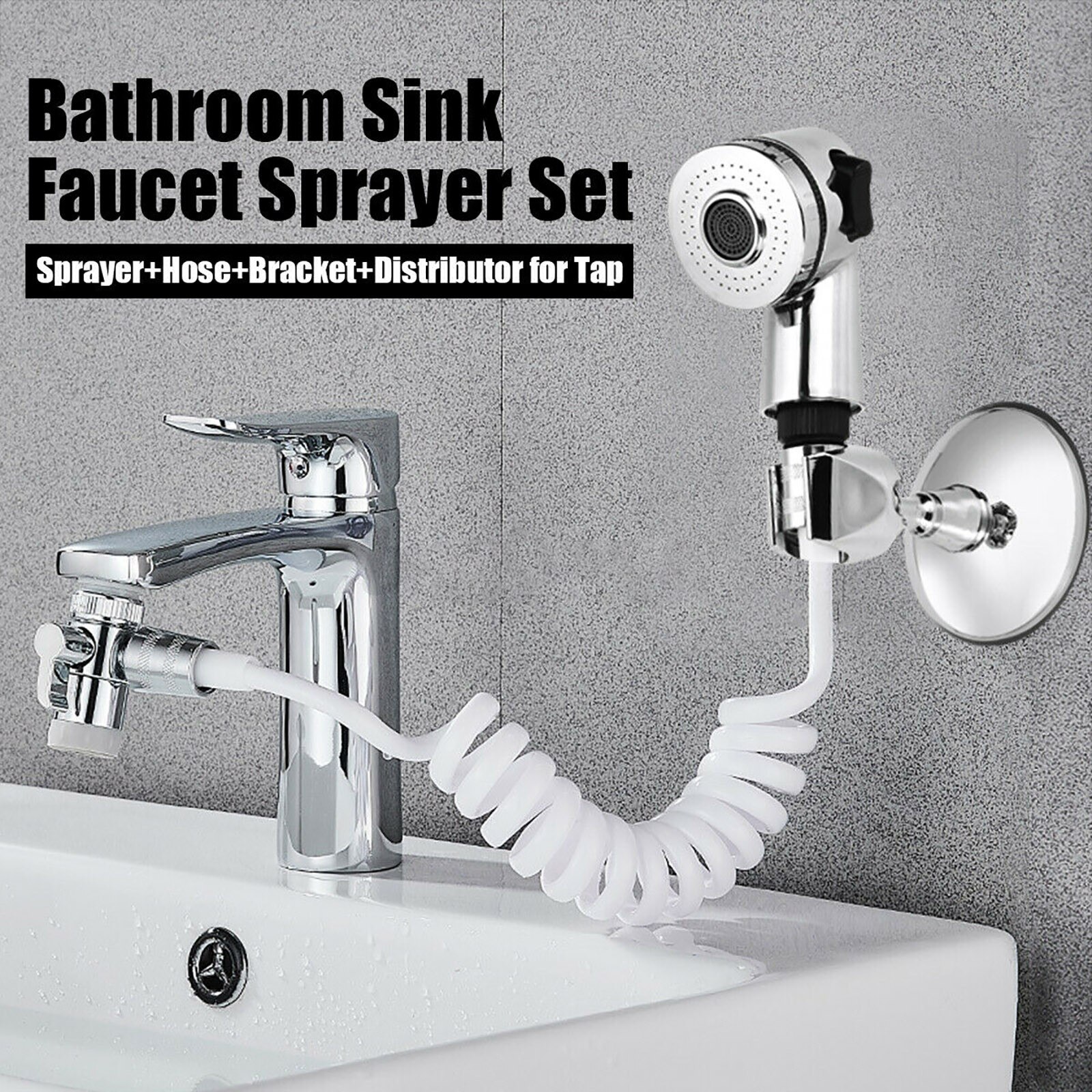 Bathroom Sink Faucet Sprayer Water Tap Extension N... – Vicedeal