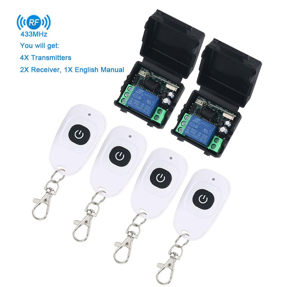 DC12V 1CH 433Mhz Universal wireless switch with re... – Vicedeal