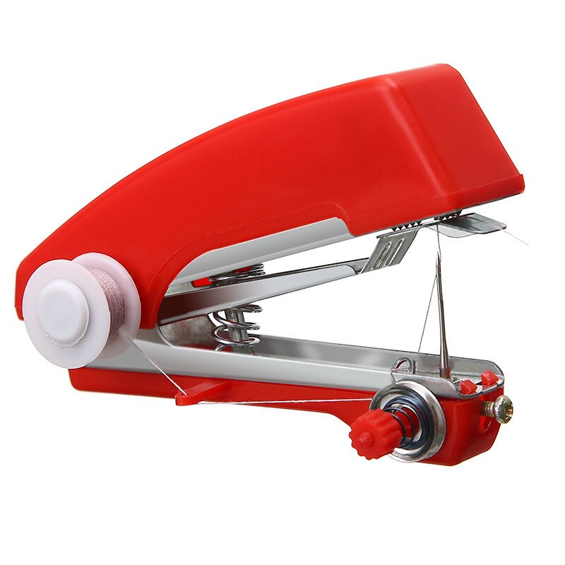 Red Small Sewing Machine Home Manual Pocket Sewing... – Grandado