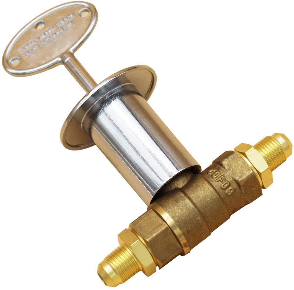 Aarde Star 1/2 "Npt Messing Gas Controle Sleutel K... – Vicedeal