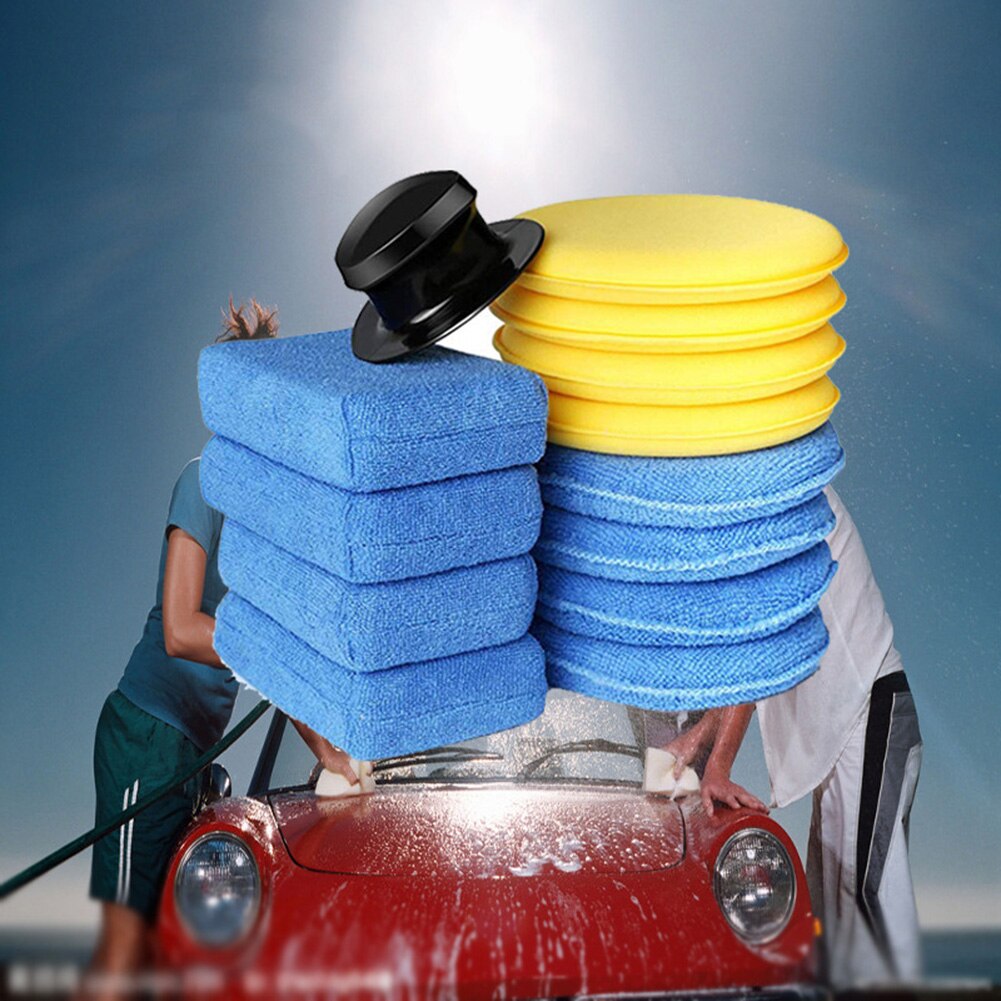 13Pcs/ Set Car Accessories Washing Tools Sponge Pa... – Grandado