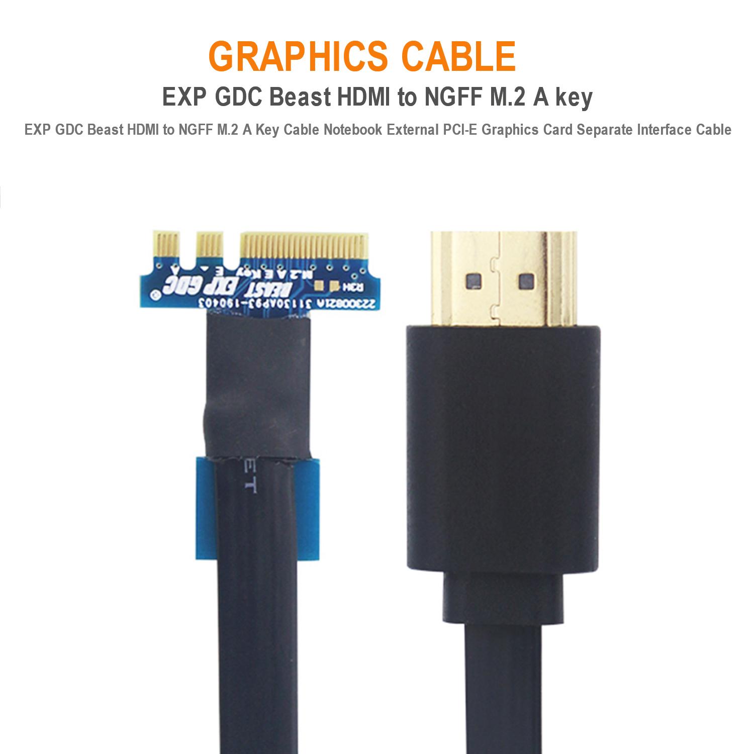 EXP GDC Beast HDMI to NGFF M.2 A Key Cable Noteboo... – Grandado