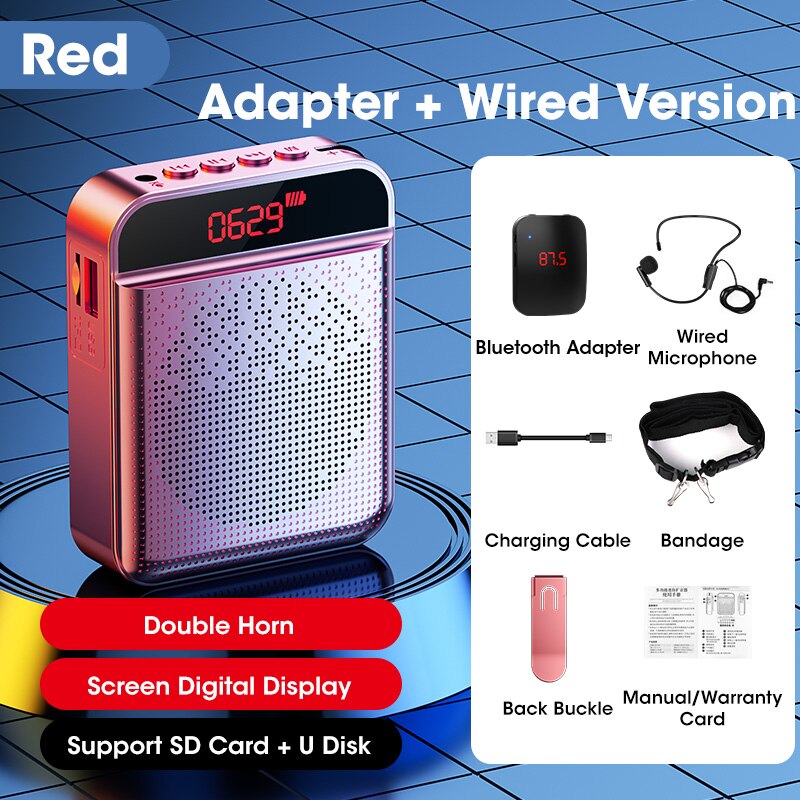 UHF Megaphone Speaker Microphone Wireless Micropho... – Vicedeal