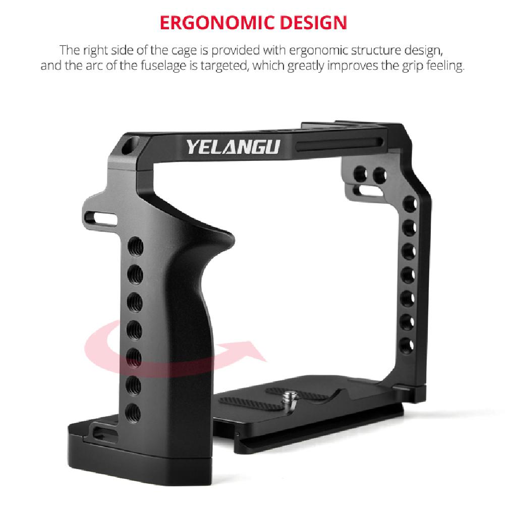 Camera Cage For Canon EOS R5/R6 Full Metal Protect... – Grandado