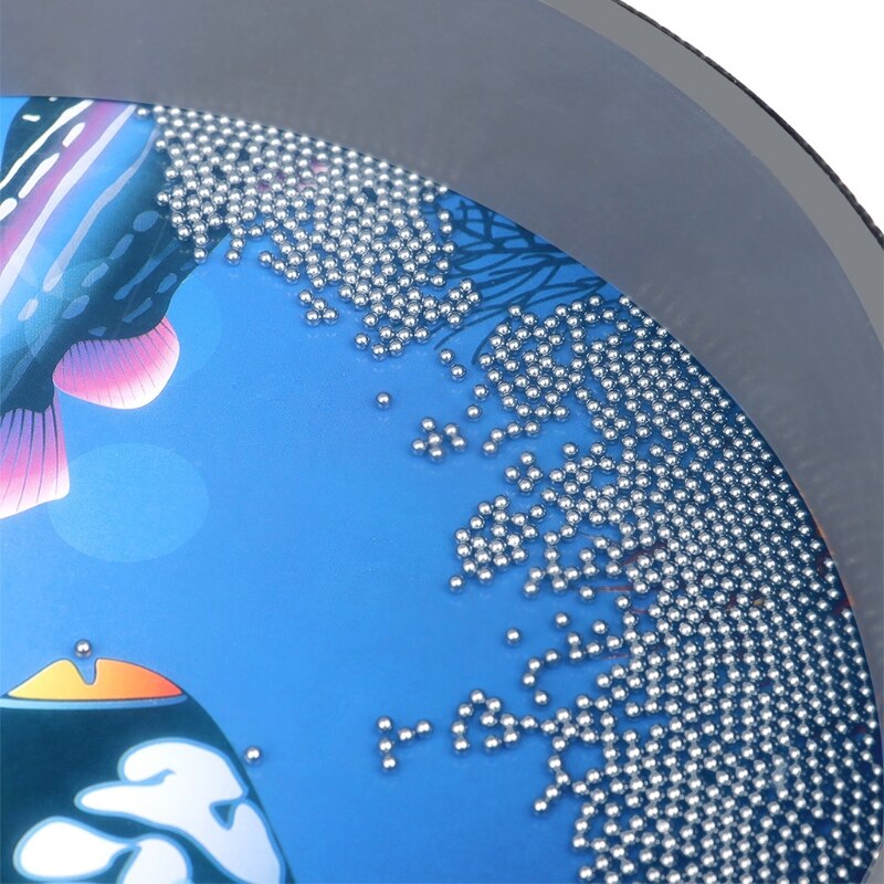 10 Inch Ocean Drum Wooden Handheld Sea Wave Drum P... – Grandado